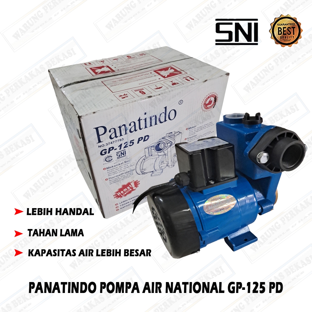 Jual TERMURAH PANATINDO National GP-125 Mesin Pompa Air Sumur Bor ...