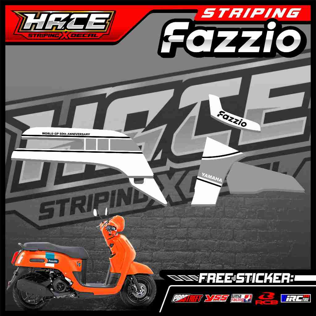 Jual 584 STRIPING STICKER YAMAHA FAZZIO - STRIPING STIXKER YAMAHA ...