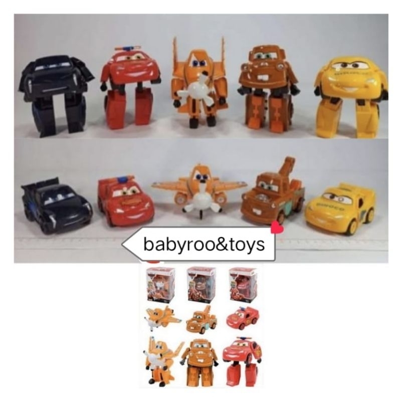 Jual ROBOT MCQUEEN TRANSFORM DIS SMDL | Shopee Indonesia