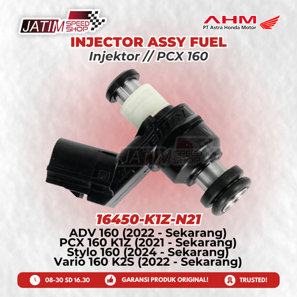 Jual Honda AHM Injector Assy Fuel Injektor Original Sesuai Untuk 16450 ...