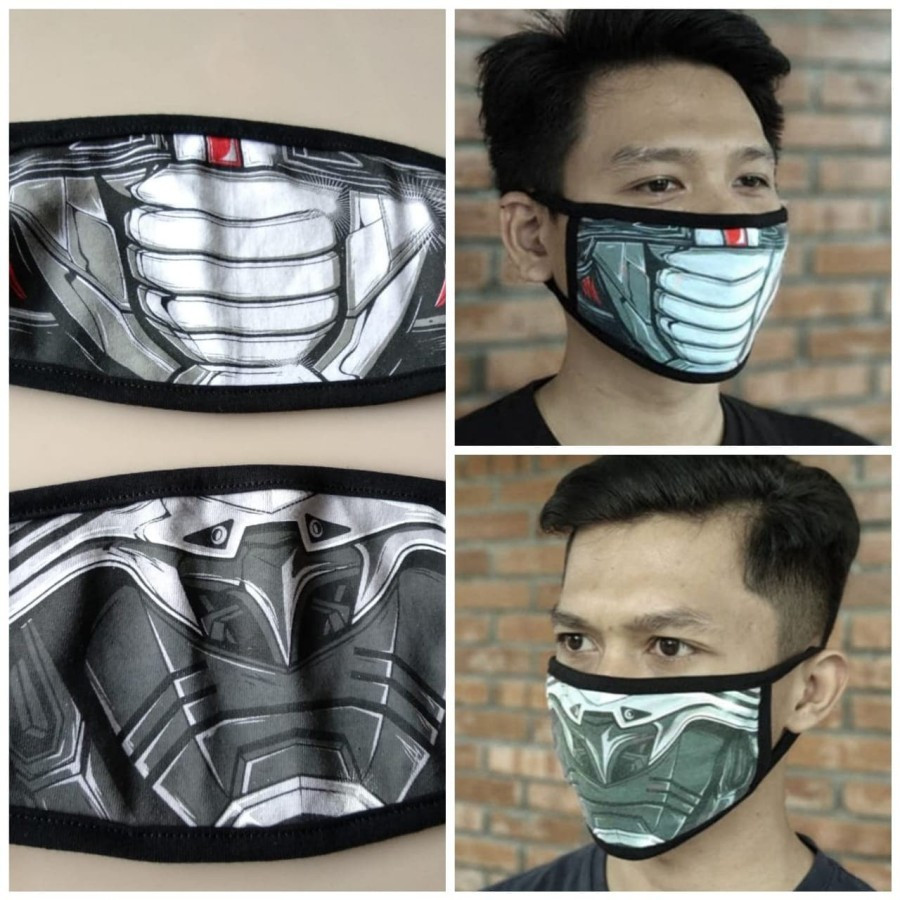 Jual Masker Kamen Rider Black Shadow Moon Fullprint | Shopee Indonesia