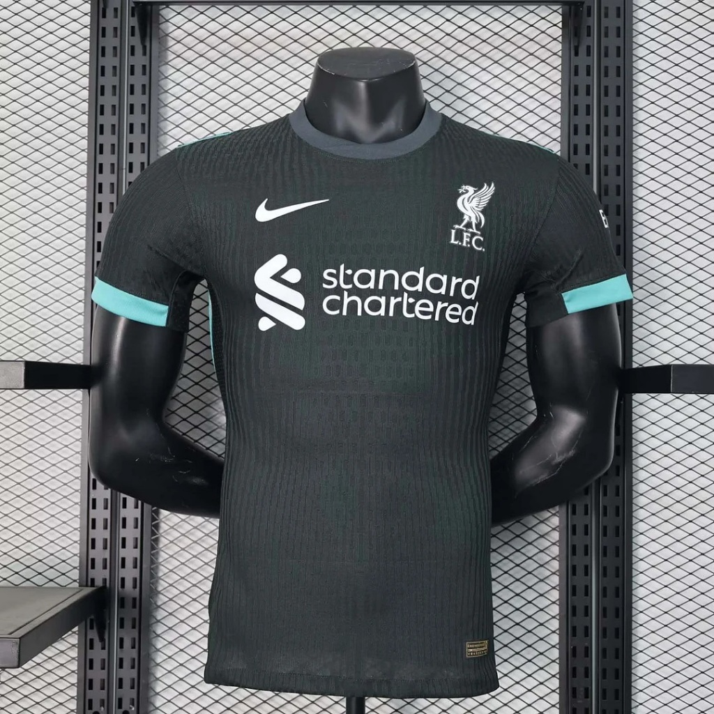 Jual PLAYER ISSUE JERSEY LIVERPOOL NEW AWAY HITAM 2024 2025 BAJU SEPAK ...