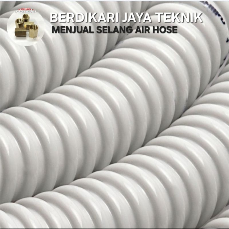 Jual selang sepiral pvc hisap serbuk udara size 3 1/2"inch/ecer/1mtr ...