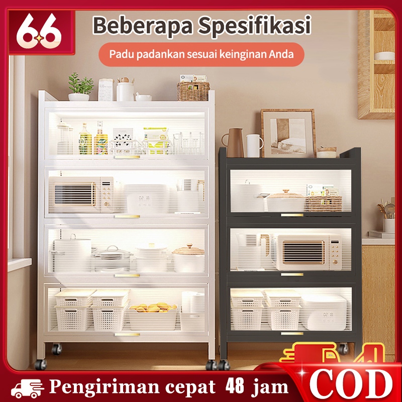 Jual 4/5L Lemari Dapur Lemari Piring Minimalis Rak Lemari Rak Kabinet ...