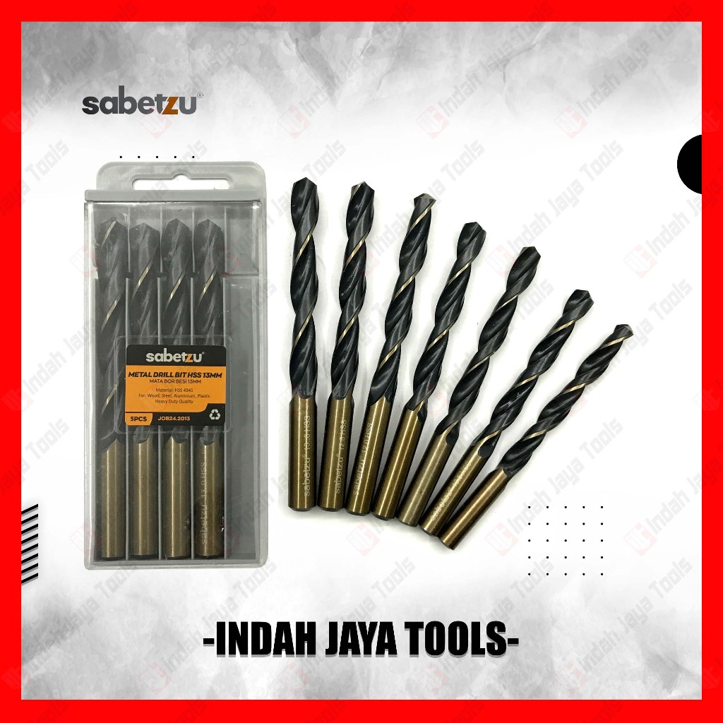 Jual SABETZU Mata Bor Besi 10 10.5 11 11.5 12 12.5 13 mm HSS Metal Drill Bit | Shopee Indonesia