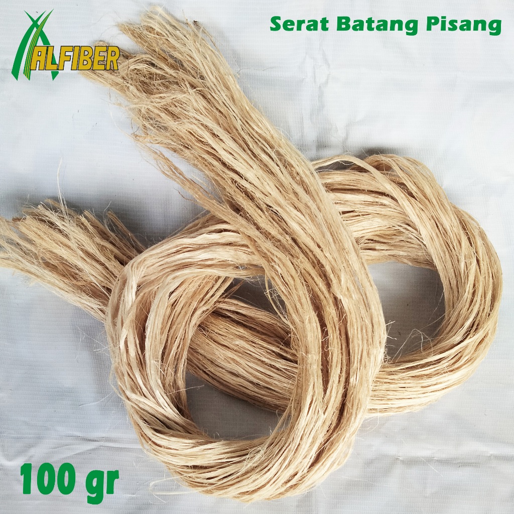 Jual ALFIBER Serat Batang atau Pohon Pisang Serat Alami Tanpa Bahan ...