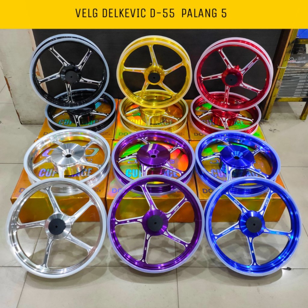 Jual VELG DELKEVIC D55 RING 14 MIO SPORTY 5TL / BEAT / SCOOPY / VARIO ...