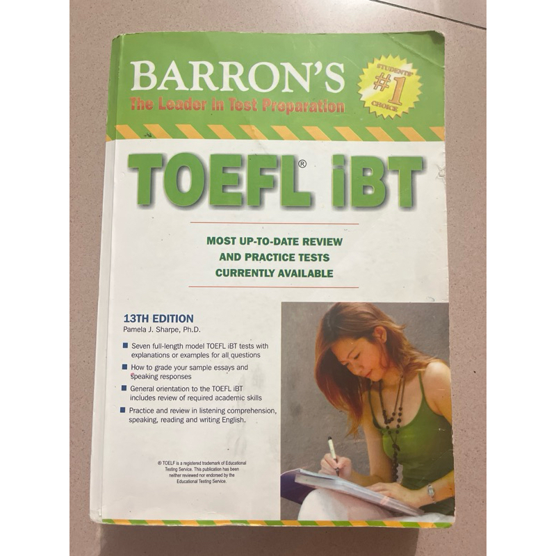 Jual buku inggris barron’s toefl ibt (hijau) | Shopee Indonesia
