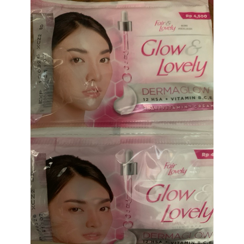 Jual Glow and Lovely Sachet Multivitamin Cream (isi 6 sachet) | Shopee ...