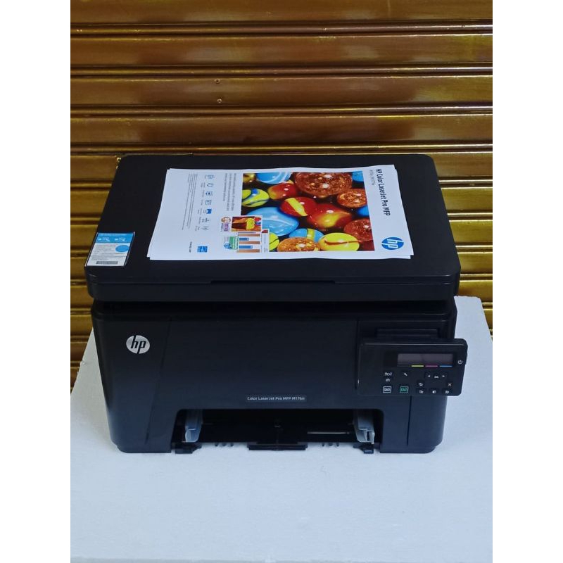 Jual printer warna HP LaserJet pro MFP m176n potocopy | Shopee Indonesia