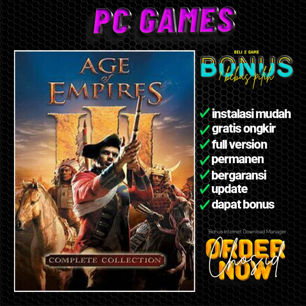 Jual Age Of Empires Iii Complete Collection Game Pc Laptop Shopee