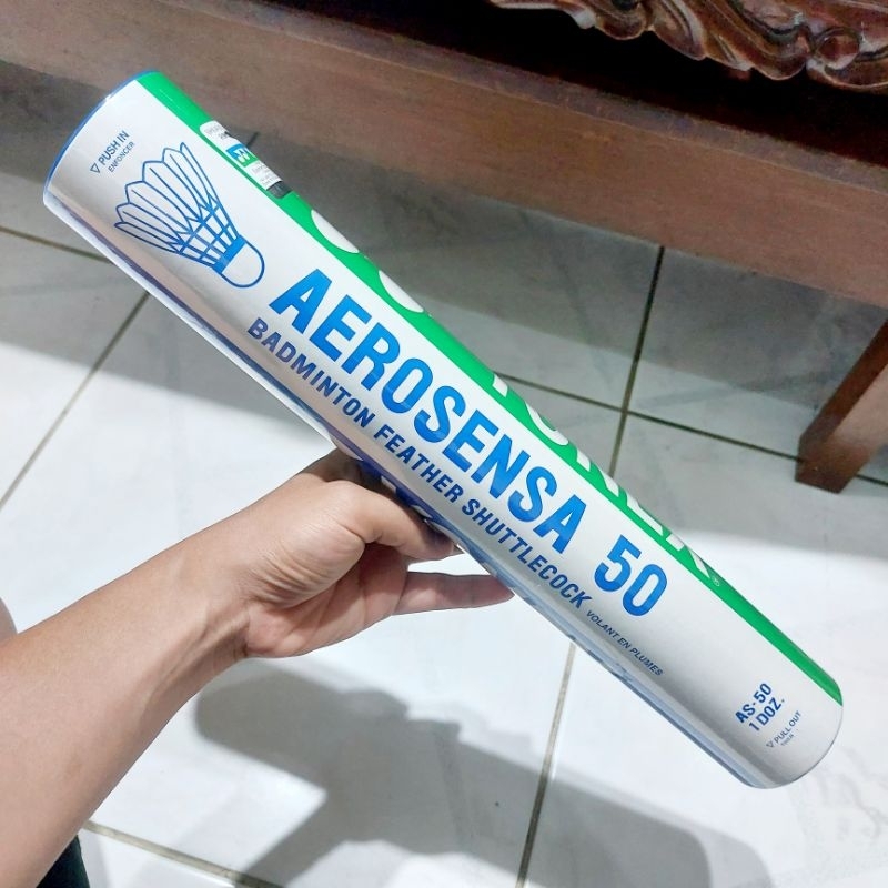 Jual AEROSENSA 50 YONEX SHUTTLECOCK ORIGINAL ASLI LISENSI JEPANG BUATAN MADE IN CHINA DI IMPOR ...