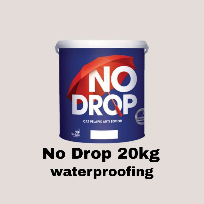 Jual NO DROP 20KG READY MIX ALL COLOUR PAIL WATERPROOF CAT TEMBOK ANTI BOCOR GOJEK GOSEND ...