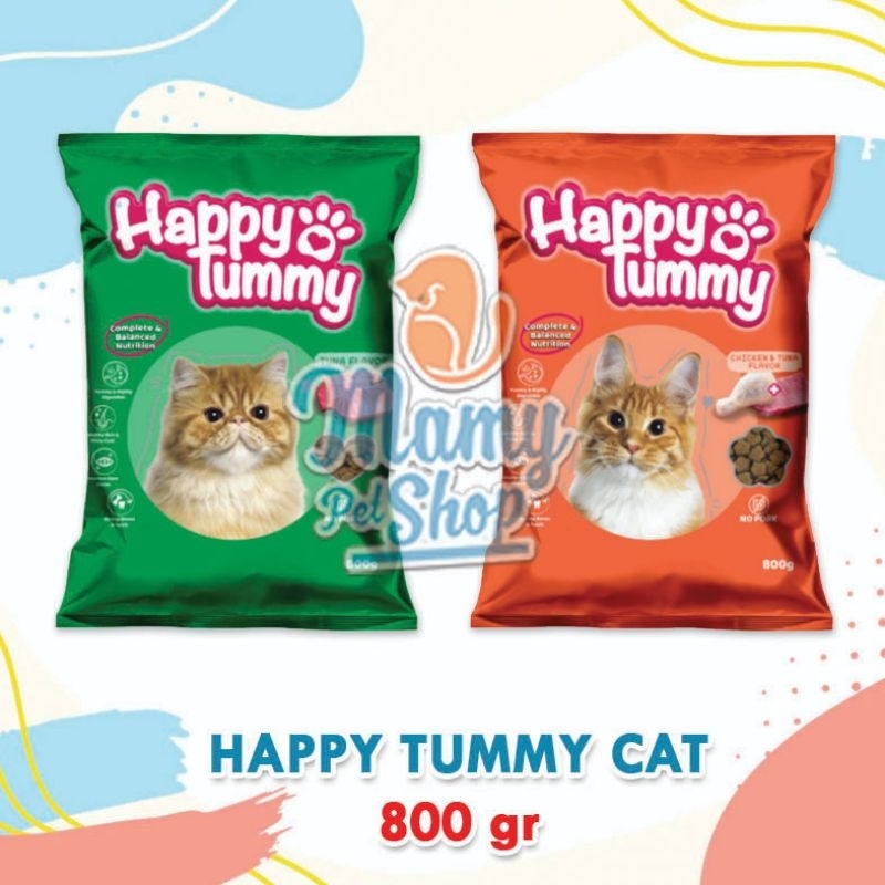 Jual HAPPY TUMMY 800 GR PAKAN KUCING | Shopee Indonesia