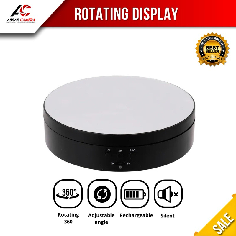 Jual Rotating Display Fotografi Putar Photo Video Produk Stand Product ...