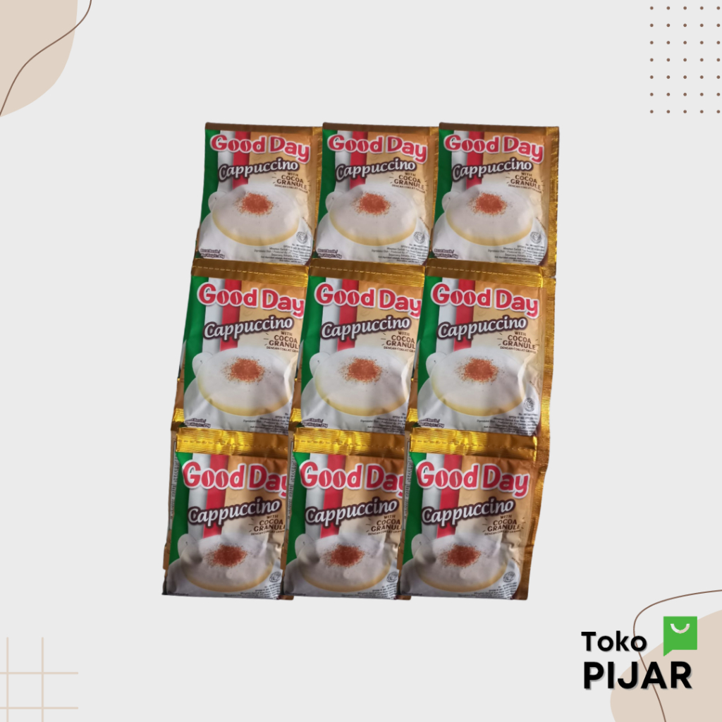 Jual Good Day Cappuccino Renteng (10 Sachet@25 Gram) | Shopee Indonesia