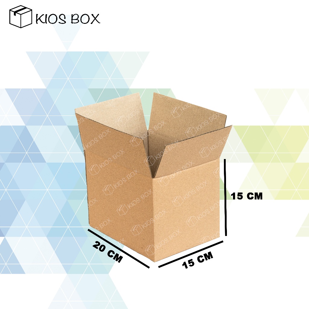 Jual Kardus Polos Karton Box 20x15x15 | Shopee Indonesia