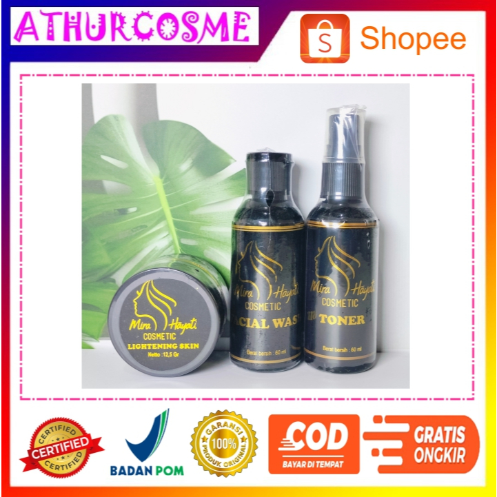 Jual ORIGINAL!!! MH Skincare Mira Hayati KEMASAN TERBARU Skincare MH Cosmetic Paket Basic Toner ...