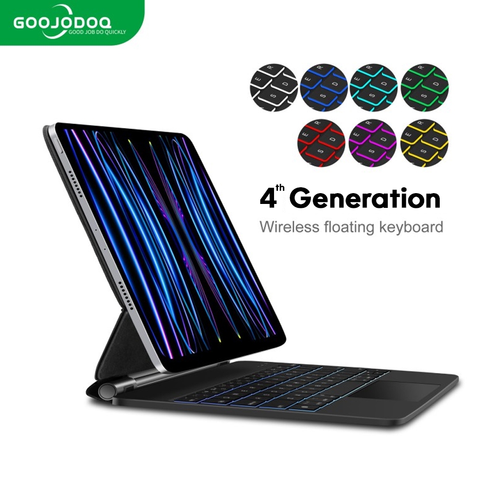 Jual Goojodoq Magic Generasi 4 Keyboard Case For iPad Pro 11" & Air 4 5 6 Ipad Pro 11 2021 ...