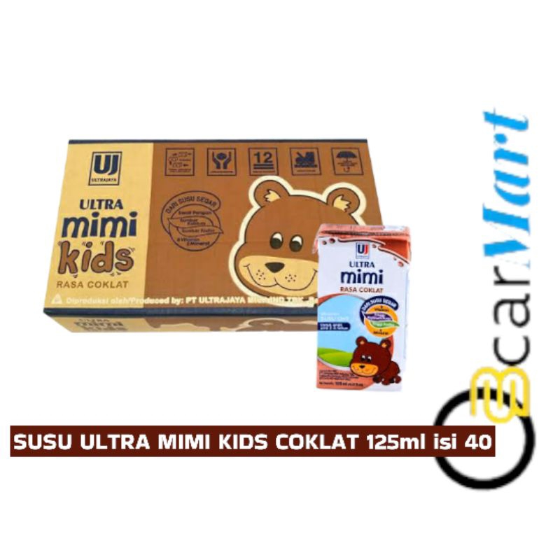 Jual Susu ULTRA MIMI KIDS COKLAT 125ml 1 Dus isi 40 OSCARMART | Shopee Indonesia