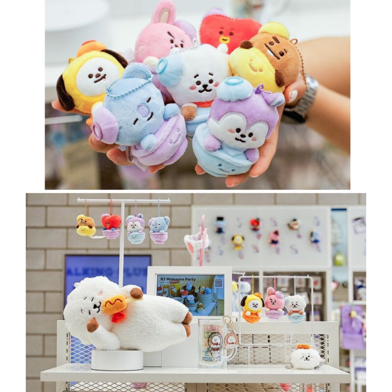 Jual SPECIAL RJ WELCOME PARTY LYING DOLL BT21 RICE BOWL DOLL KEYRING RJ ...