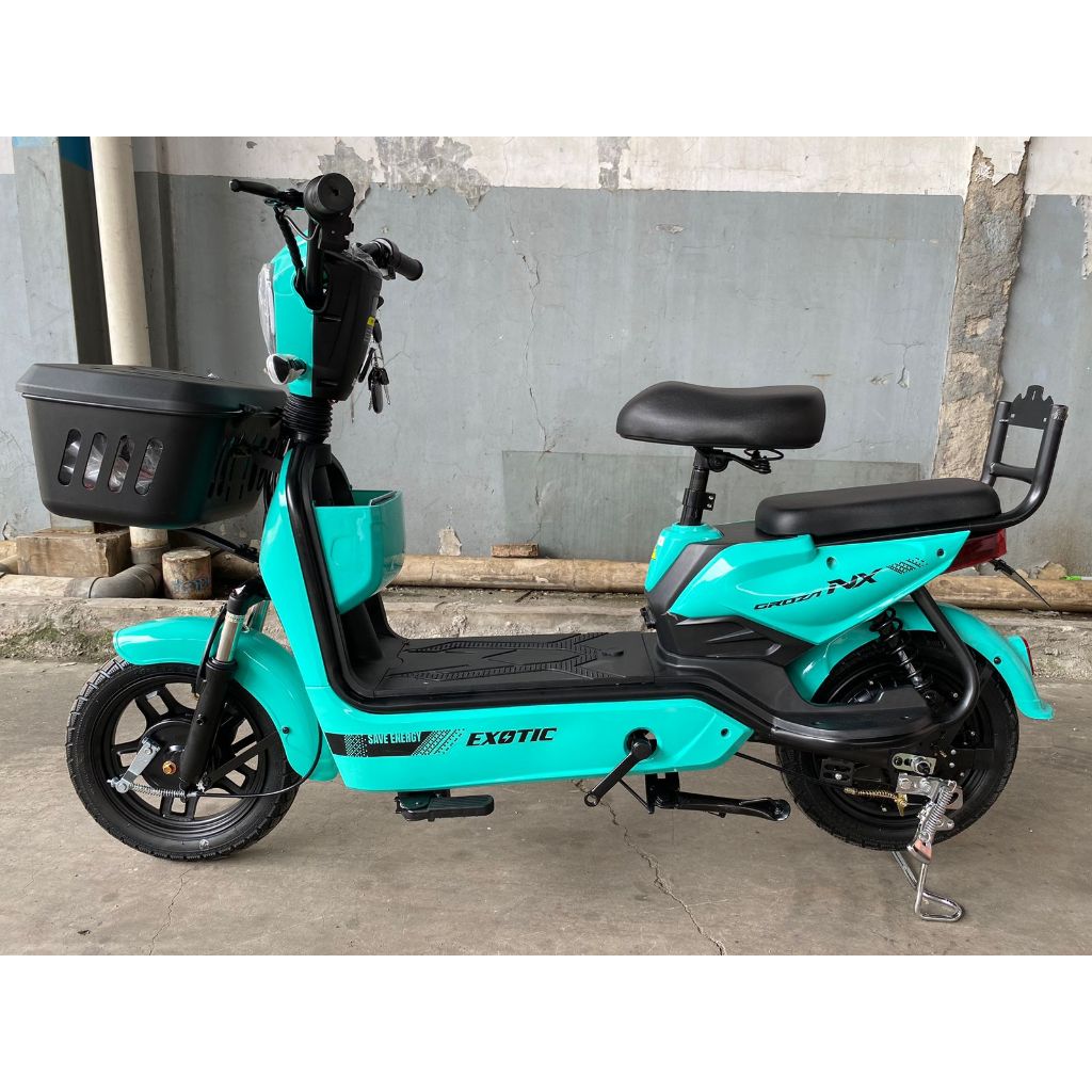 Jual SEPEDA LISTRIK EXOTIC X630 BAGASI BERGARANSI RESMI Limited edition ...