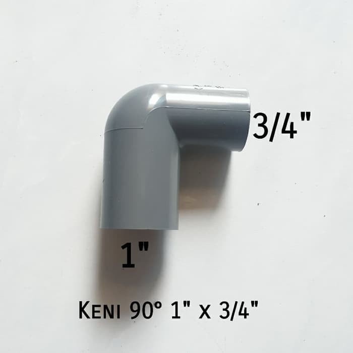 Jual [ SCG ] Keni / Knee / L / Elbow Fitting PVC 1" x 3/4" ( ORI ...