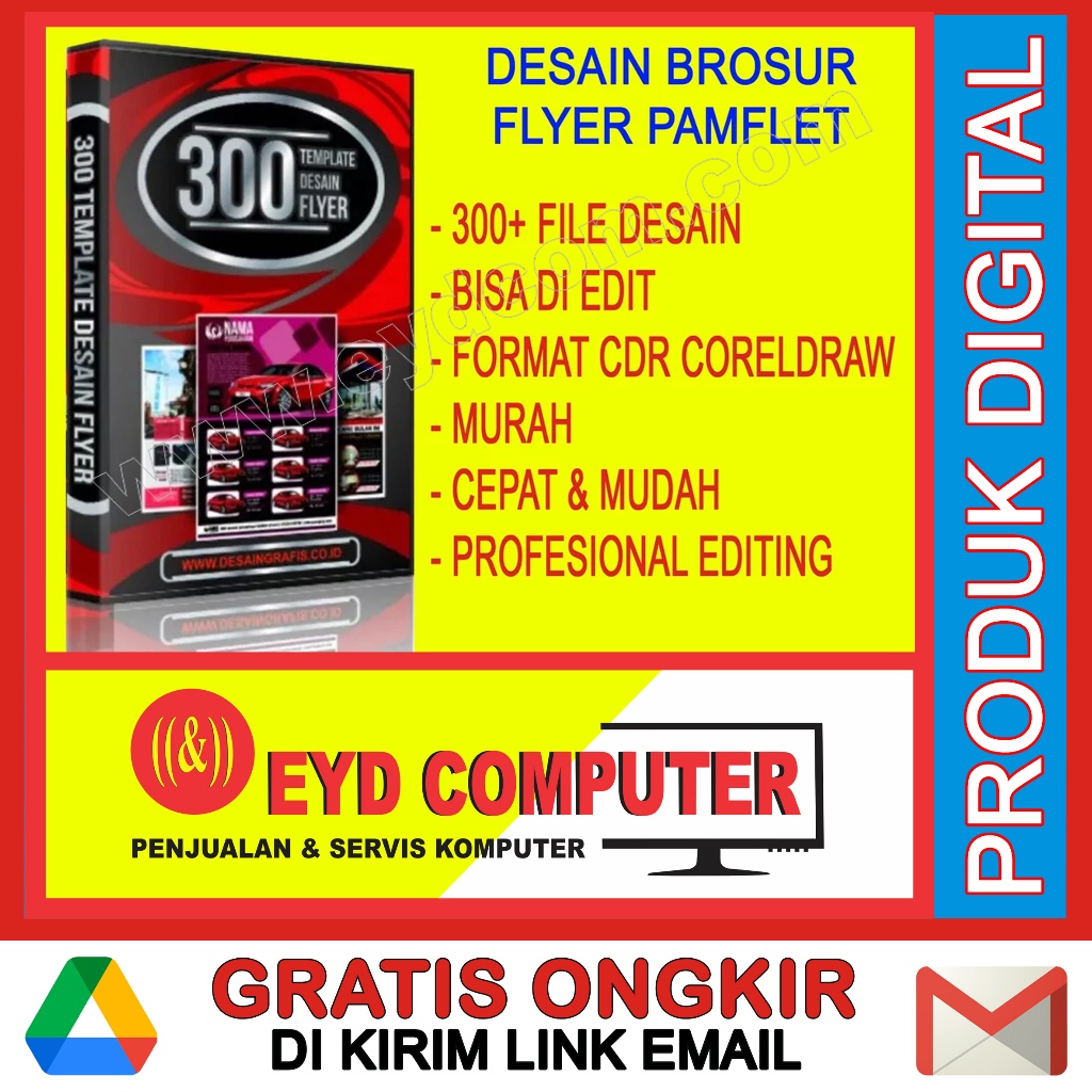 Jual DESAIN BROSUR FLYER PAMFLET TEMPLETE CDR CORELDRAW | Shopee Indonesia