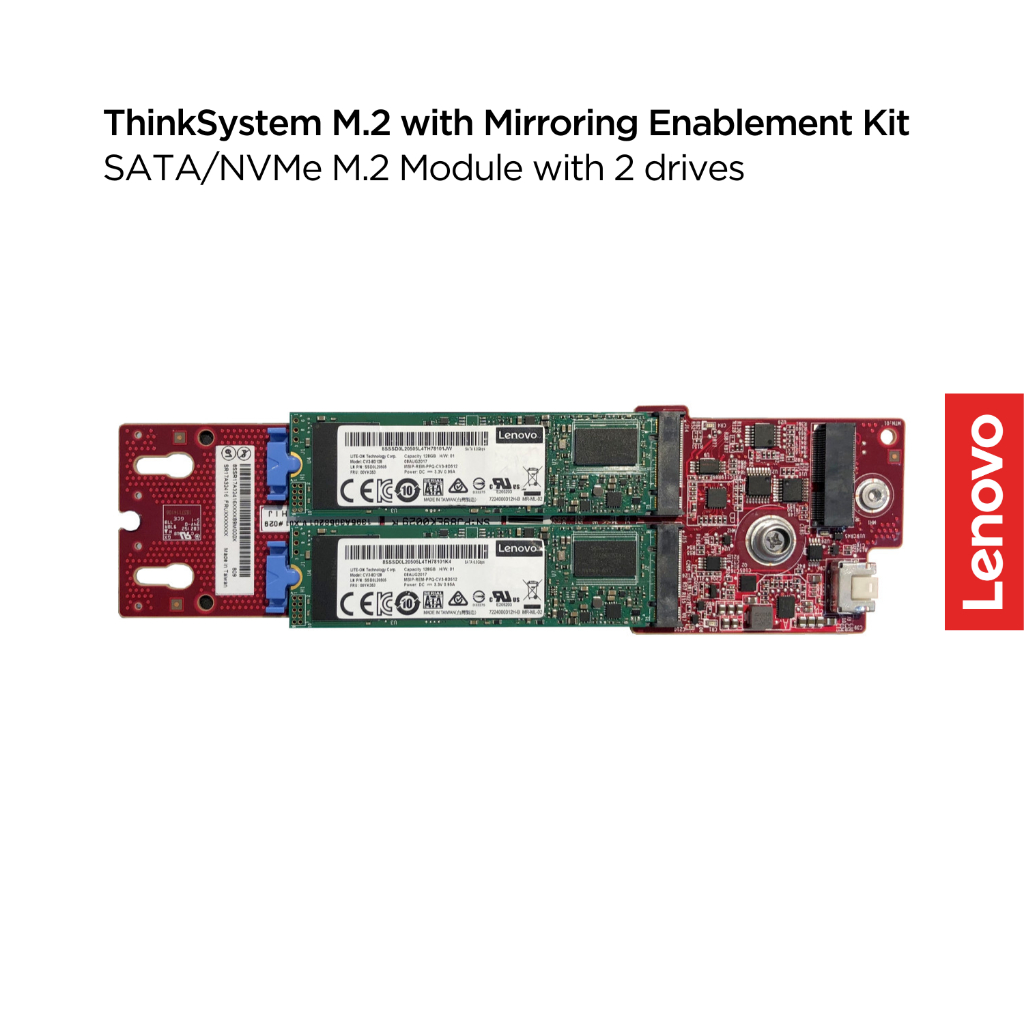 Jual Lenovo ThinkSystem 7Y37A01093 M.2 with Mirroring Enablement Kit ...