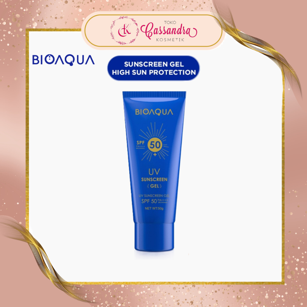 Jual BIOAQUA UV SUNSCREEN GEL SPF 50 PA++++ 50GR | Shopee Indonesia