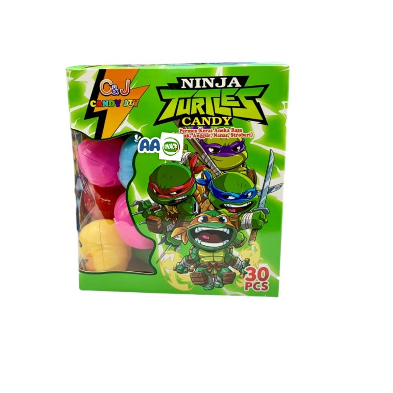 Jual C&J PERMEN NINJA TURTLE BOX ISI 30 | Shopee Indonesia