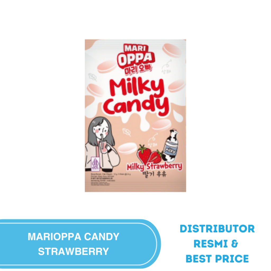 Jual MARIOPPA Candy Aneka Rasa Permen Rasa Susu Ala Korea Sachet All ...