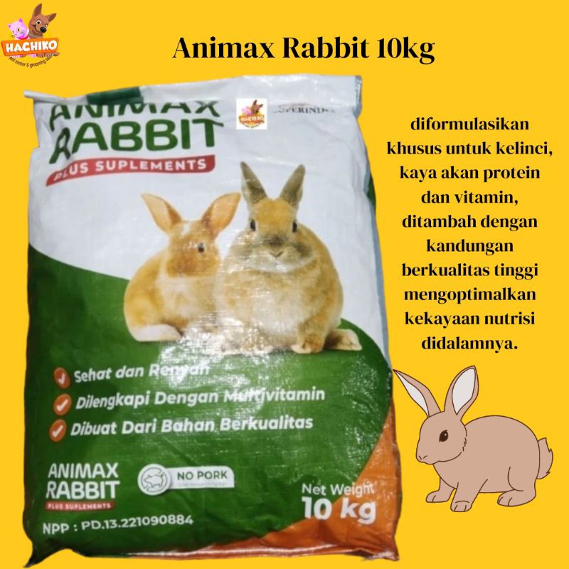 Jual Animax Rabbit Food 10kg | Shopee Indonesia