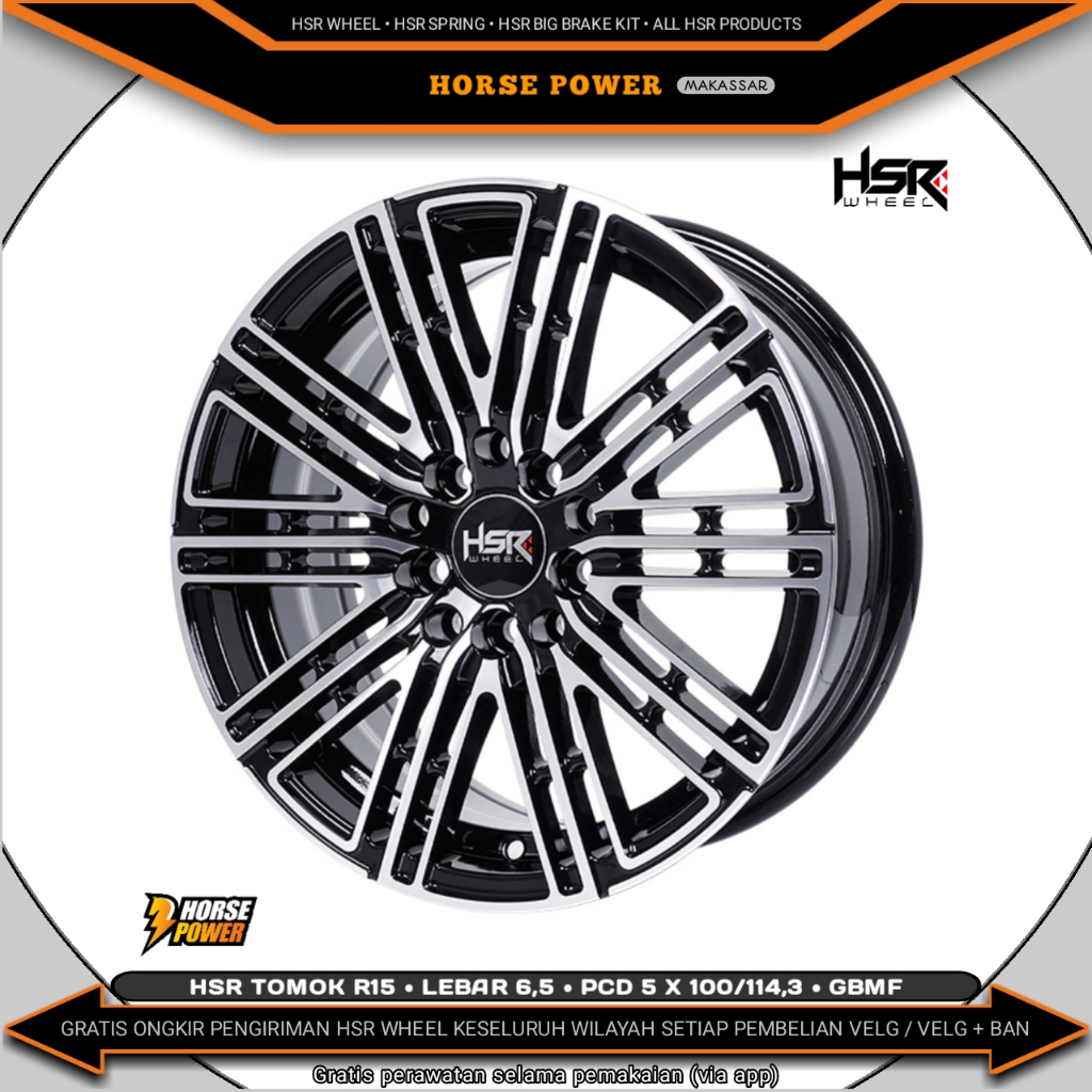 Jual Velg R15 • Mobil 5 Baut Roda • Pcd 5 x 100/114,3 • Hsr Tomok ...