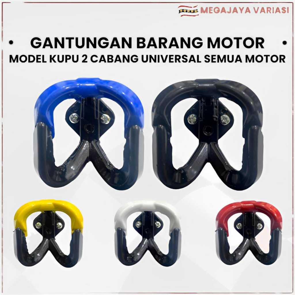 Jual Gantungan 2 cabang motor gantungan barang motor universal beat ...