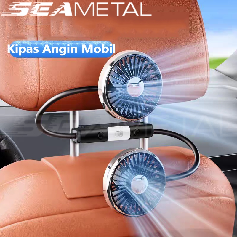 Jual SEAMETAL Kipas Angin Mobil Kipas Angin Belakang Penumpang Kipas ...