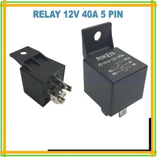 Jual Relay RIKEN Relay 12V 40A 5 Pin / Relay 12 Volt 40 Ampere 5 Kaki ...