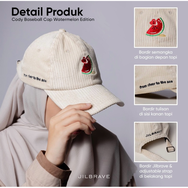 Jual JILBRAVE ORI TOPI HAT CAP BASEBALL WATERMELON EDITION | Shopee ...