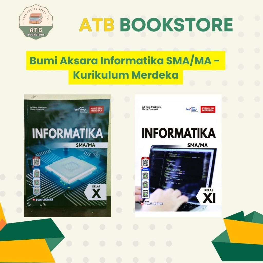 Jual Buku Informatika Kelas 10, 11, 12 SMA/MA Kurikulum Merdeka - BUMI AKSARA | Shopee Indonesia