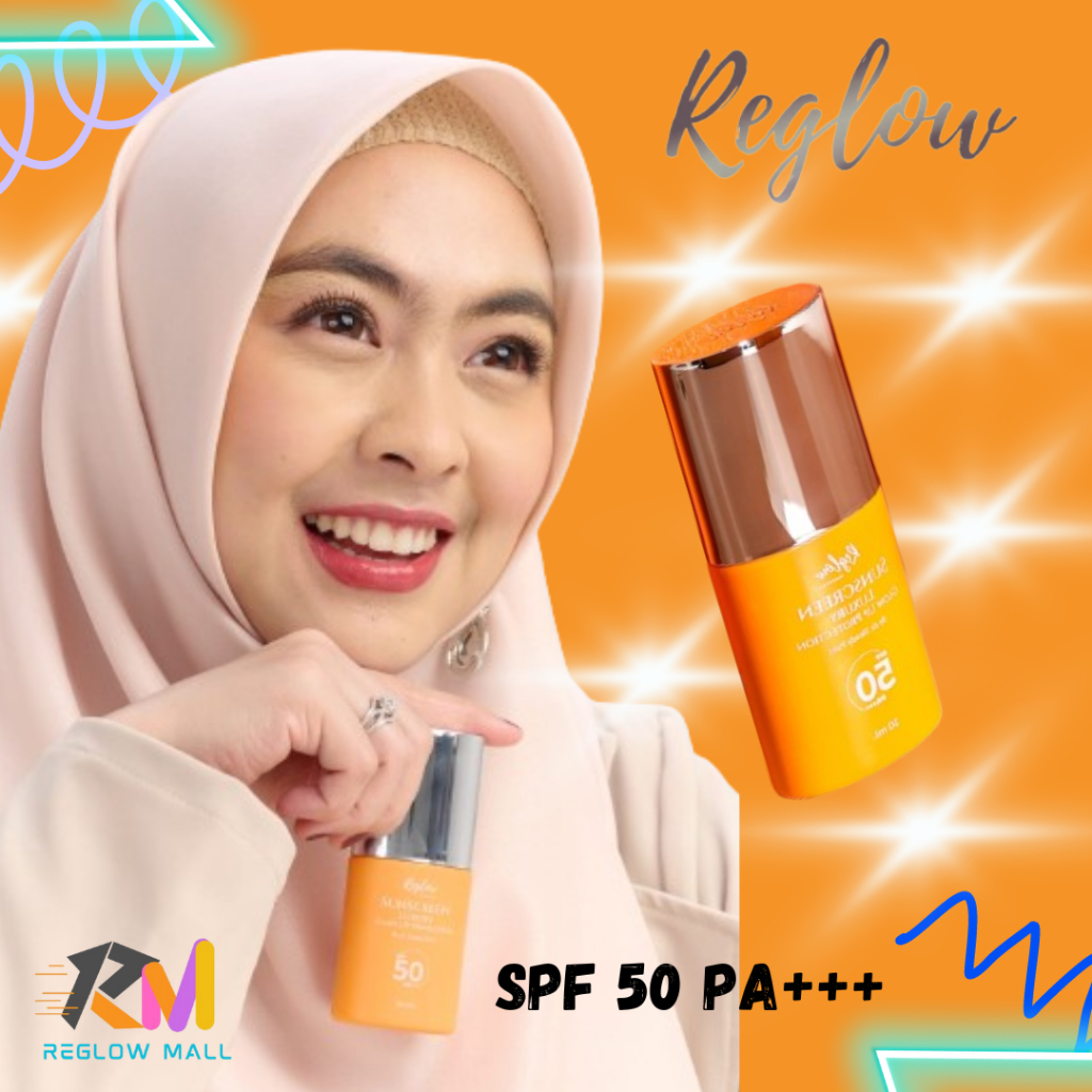 Jual Reglow Sunscreen Luxury Glow Up Protection SPF50 PA+++ Sunscreen ...