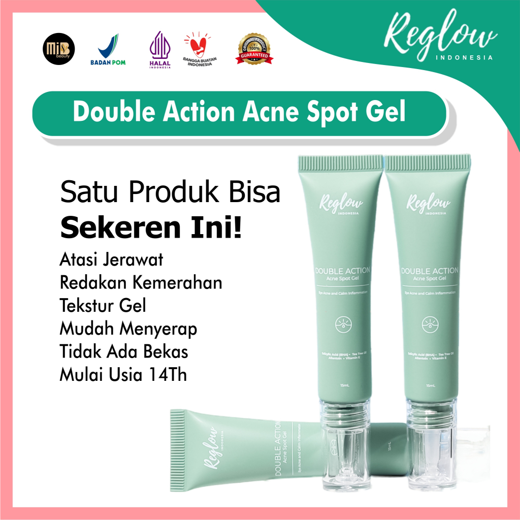 Jual Reglow Double Action Acne Spot Gel Obat Jerawat | dr.Shindy ...