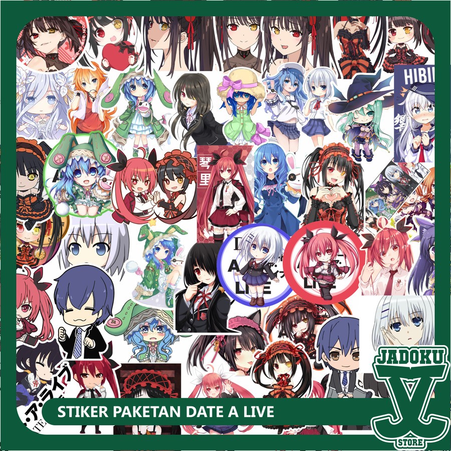 Jual Stiker Stickers Anime Date A Live - Stiker Paketan | Shopee Indonesia