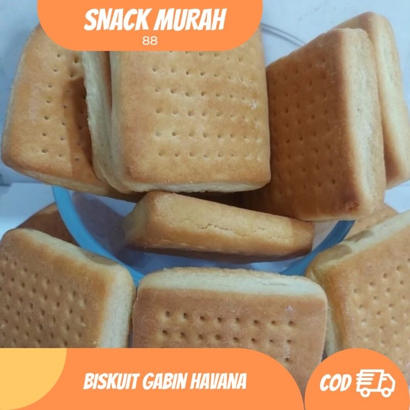Jual Biskuit Gabin Havana/Biskuit Susu Gabin Mentega 500 Gram | Shopee ...