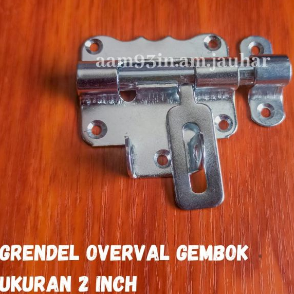 Jual Grendel Overval Overpal Operval Operpal 2 inch tebal 1,5 mm baja ...