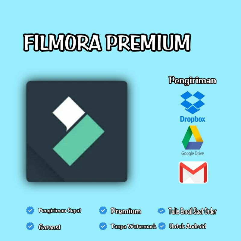 Jual Aplikasi Filmora Premium | Khusus Android | Shopee Indonesia