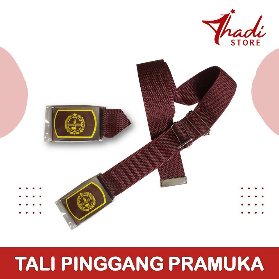 Jual Tali Pinggang Pramuka, Ikat Pinggang Pramuka SD/SMP/SMA Coklat ...