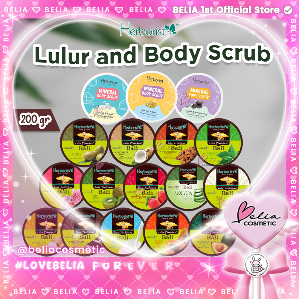 Jual ™ BELIA ™ Herborist Lulur And Body Scrub 200g | BPOM | Shopee ...
