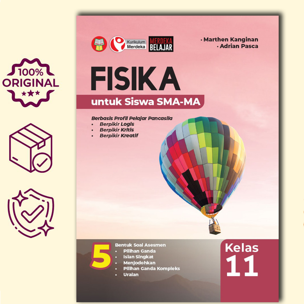 Jual Buku Pendamping Fisika SMA Kelas 11 Kurikulum Merdeka | Marthen Kanginan | Shopee Indonesia