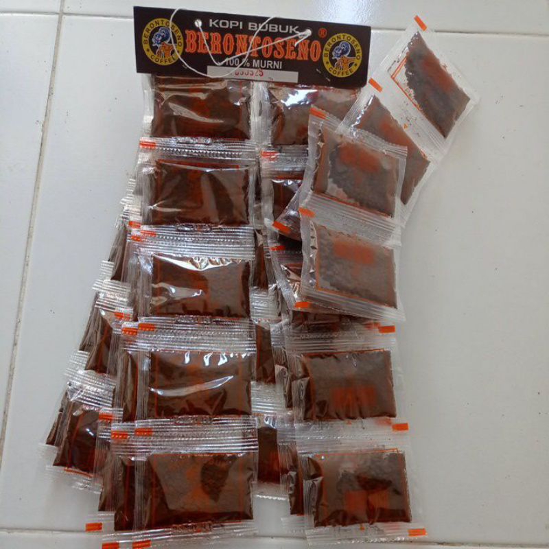 Jual Kopi Renceng Berontoseno 50 Pcs | Shopee Indonesia