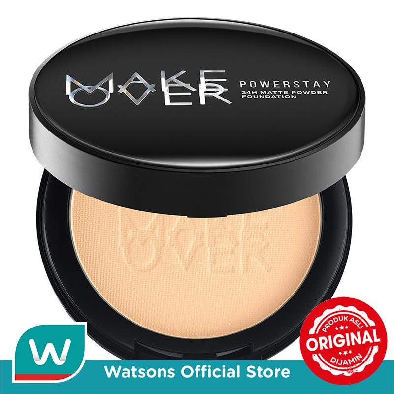 Jual Make Over Powerstay 24H Matte Powder Foundation W32 Warm Beige ...